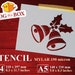 Christmas Bells Stencil N.1 - Reusable Christmas Stencils for Home and ...