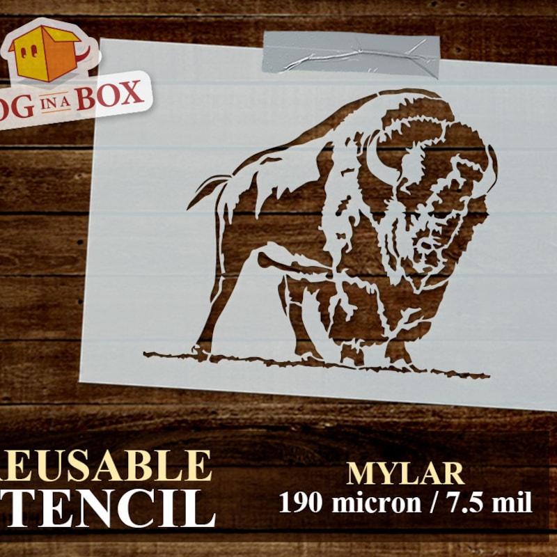 Buffalo Stencil - Etsy