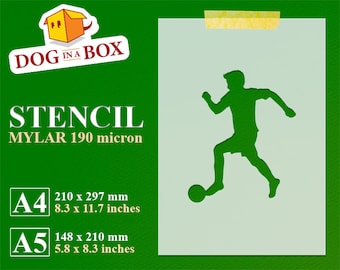 Football Stencil, Mylar Reusable Stencil, Stencil, FAST SHIPPING - Etsy