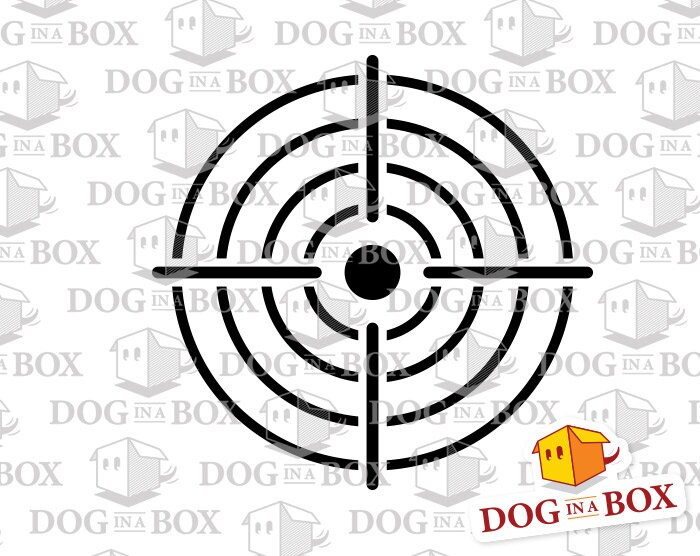 Target Stencil N.1 - Reusable Stencil for Shooting Range and Shooting ...