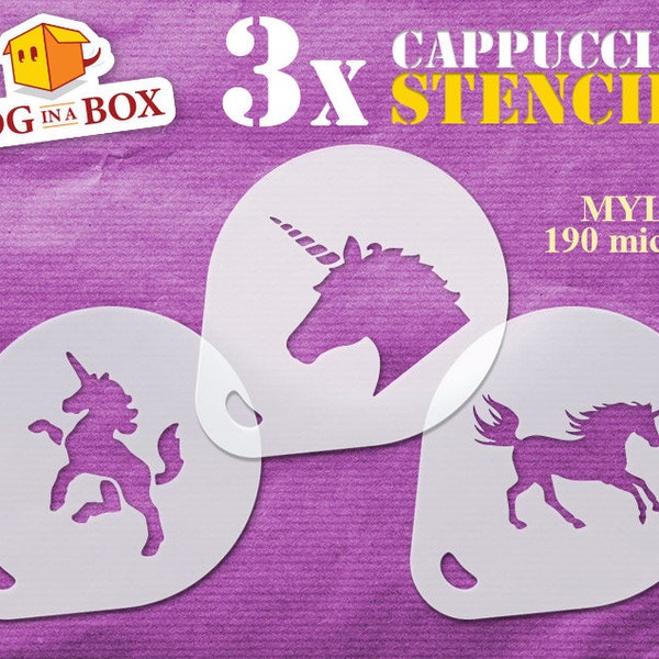 Unicorn Stencil - Etsy