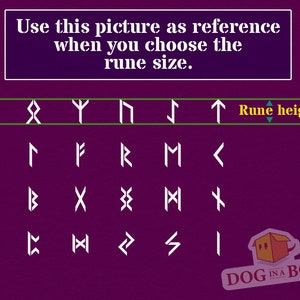 Runes Stencil N.2 - Runic Stencil for Wood Signs and Stones. Runic ...