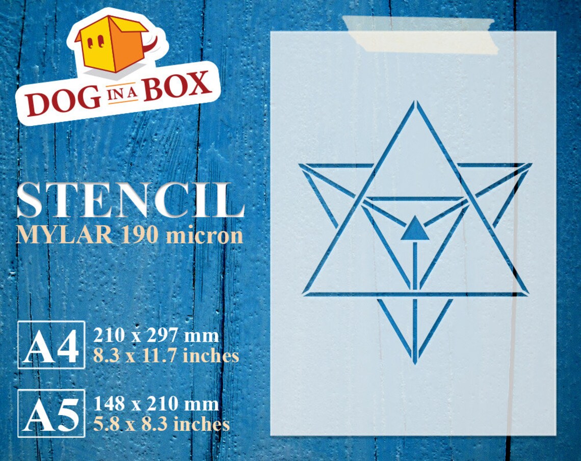 Sacred Geometry Stencil N.2 Geometric Stencil Reusable - Etsy