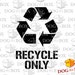 Recycling Logo Stencil N.1 - Reusable Recycle Stencil, Waste, Stencil ...