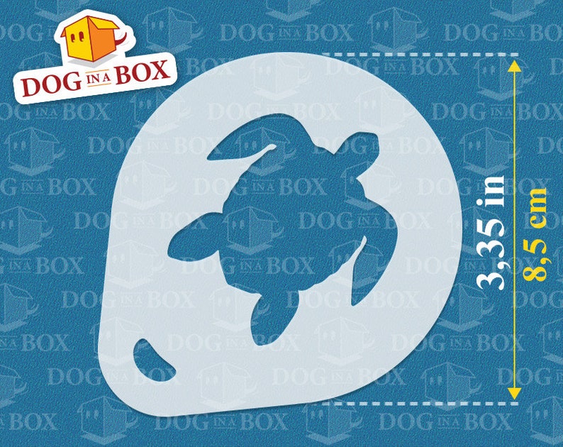 Sea Animals Stencils Set N.3 Turtle Stencil Fish Stencil - Etsy