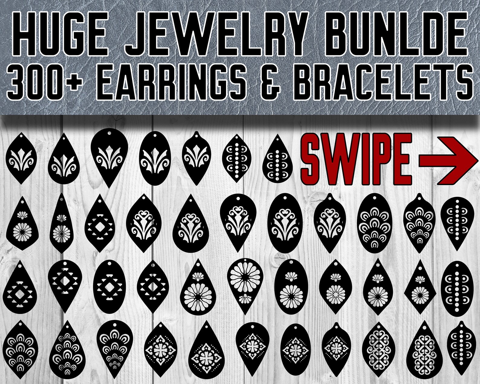 HUGE Jewelry Bundle SVG Tear Drop Svg Pendant Svg - Etsy