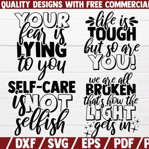 Mental Health Bundle SVG Instant Download Commercial Use Awareness Self ...