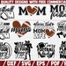 Football MOM SVG Bundle Football Svg Cut Files Football Mom Shirt Print ...