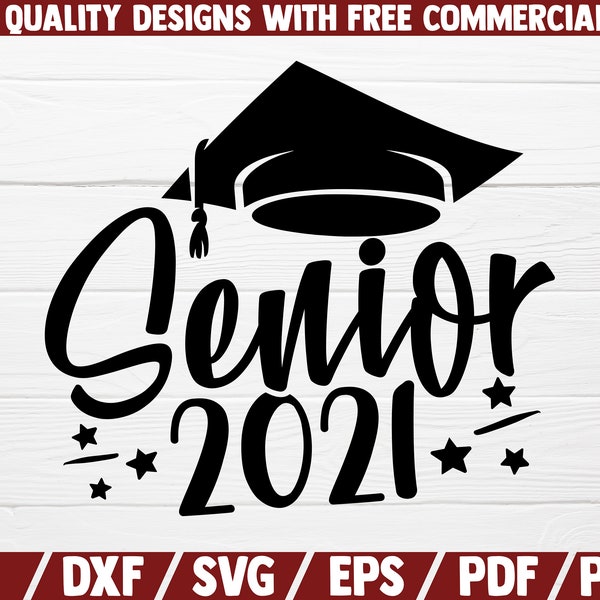 Senior 2021 Svg - Etsy