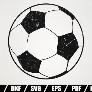 Soccer Ball SVG Soccer Ball Cut File Soccer Ball Dxf Soccer Shirt Print ...