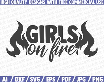 Girl on Fire - Etsy