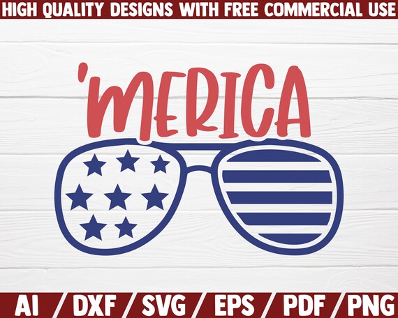 Merica SVG DXF File Cut File Independence Day 4th of - Etsy Hong Kong