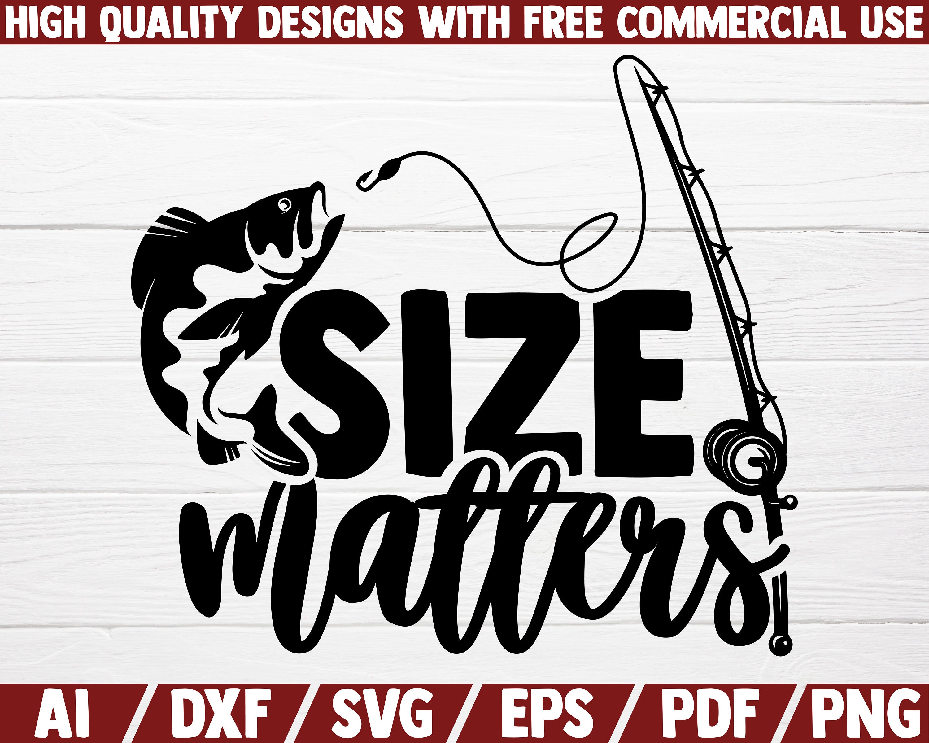 Art & Collectibles Drawing & Illustration Ice fishing Fish size Fish ...