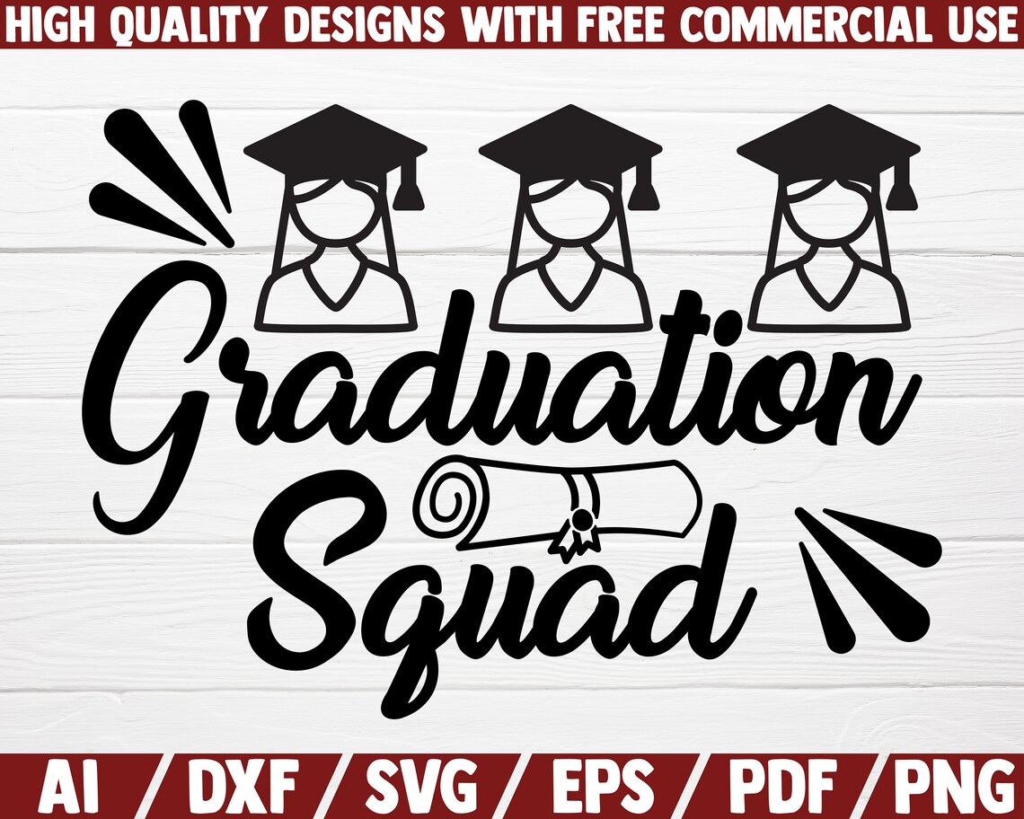 Girls Graduation Squad SVG Graduation 2021 Class of 2021 - Etsy