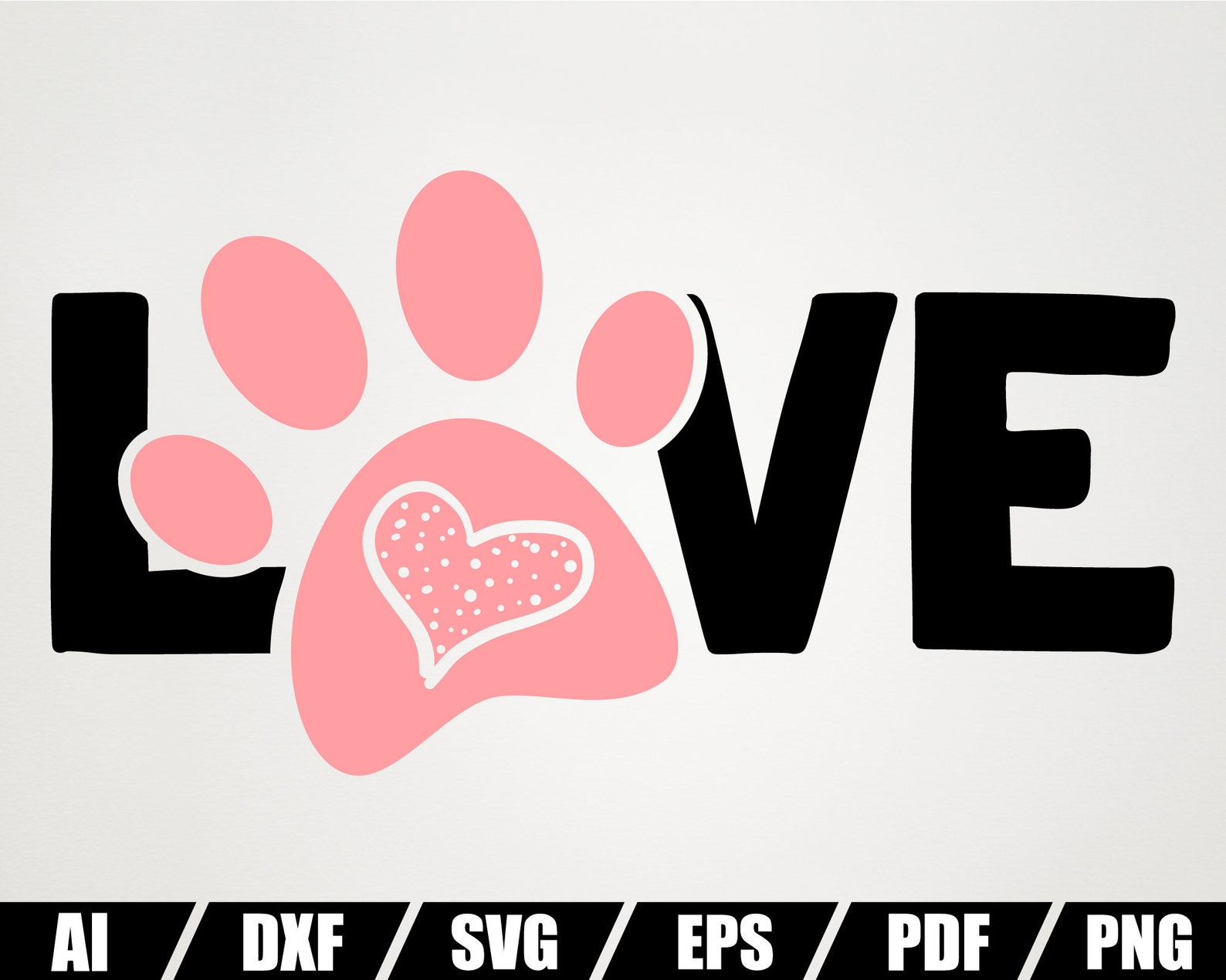 Love Animals SVG DXF File Cut File Animal Lover SVG - Etsy Australia