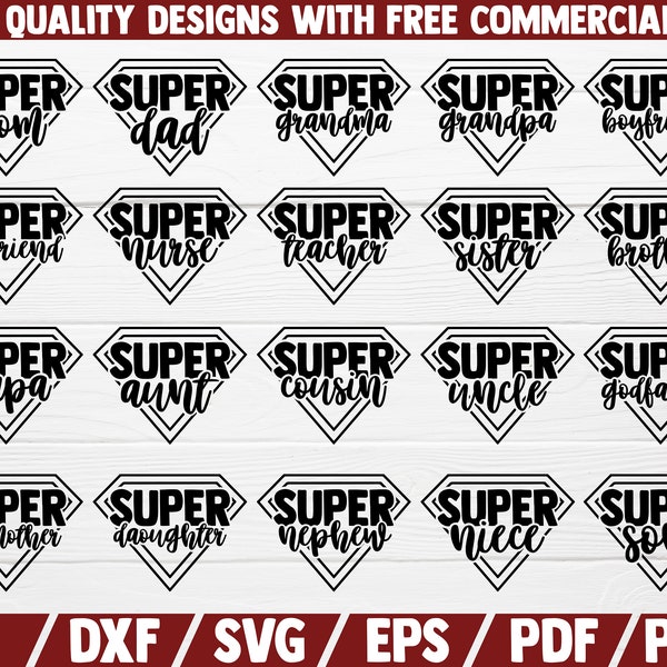 Super Dad Svg - Etsy
