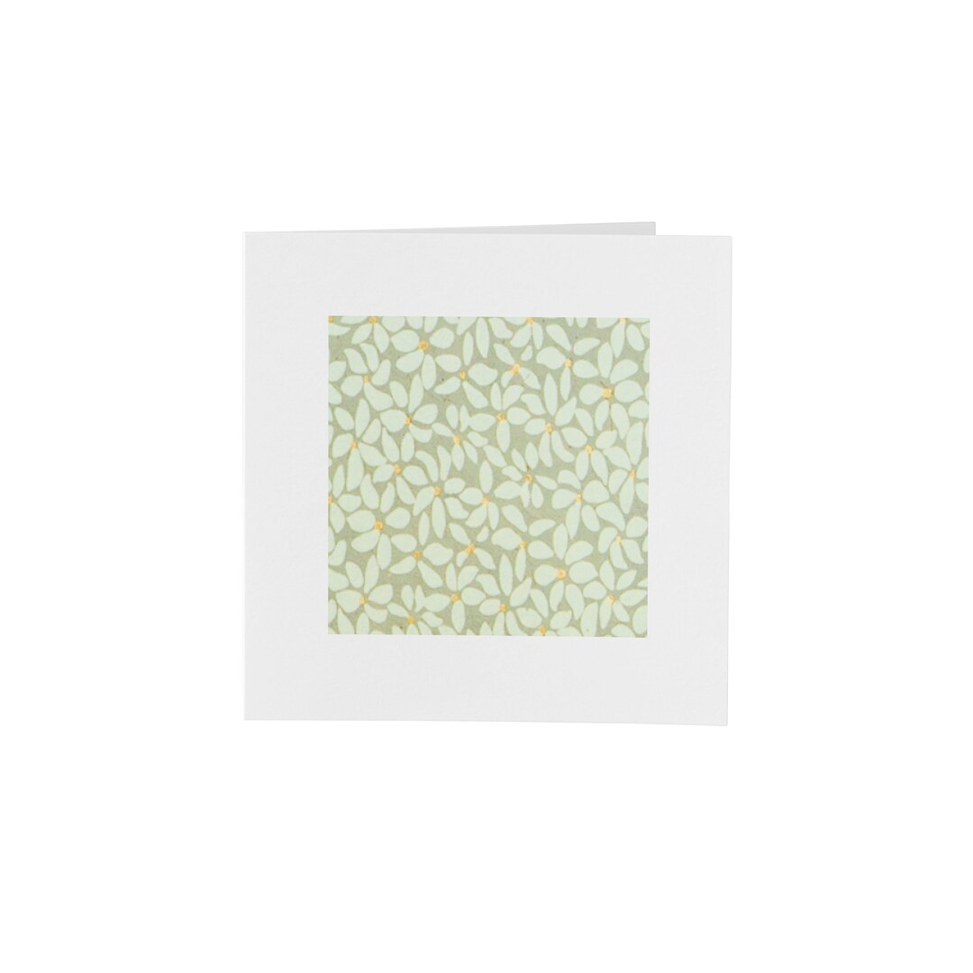 Greeting Card With Envelope // Nepal Paper / Lokta - Etsy