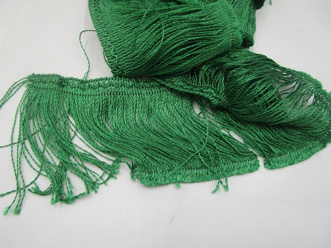 1.50 M Wider Fine Fringe Border Grass Green 8 Cm Wide - Etsy