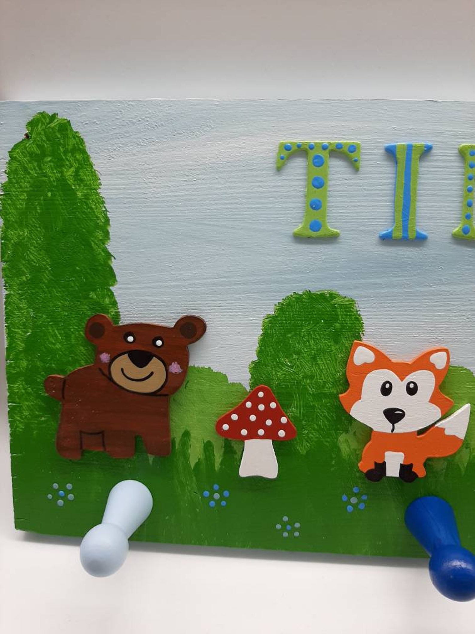 Children's Wardrobe Forest Animals, Wardrobe, Mellenkreationen, Animals ...