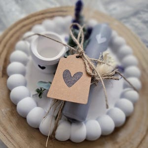 Geschenkset, Bubble, Geschenkset Raysin, Kerze, Herz, Mitbringsel ...