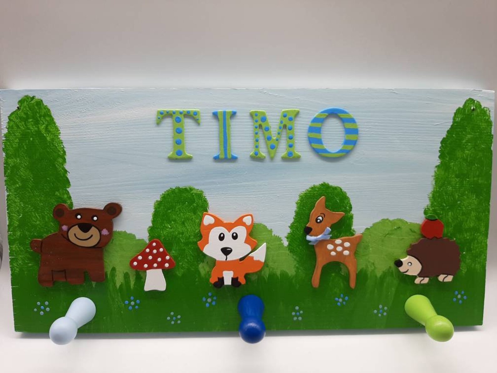 Children's Wardrobe Forest Animals, Wardrobe, Mellenkreationen, Animals ...