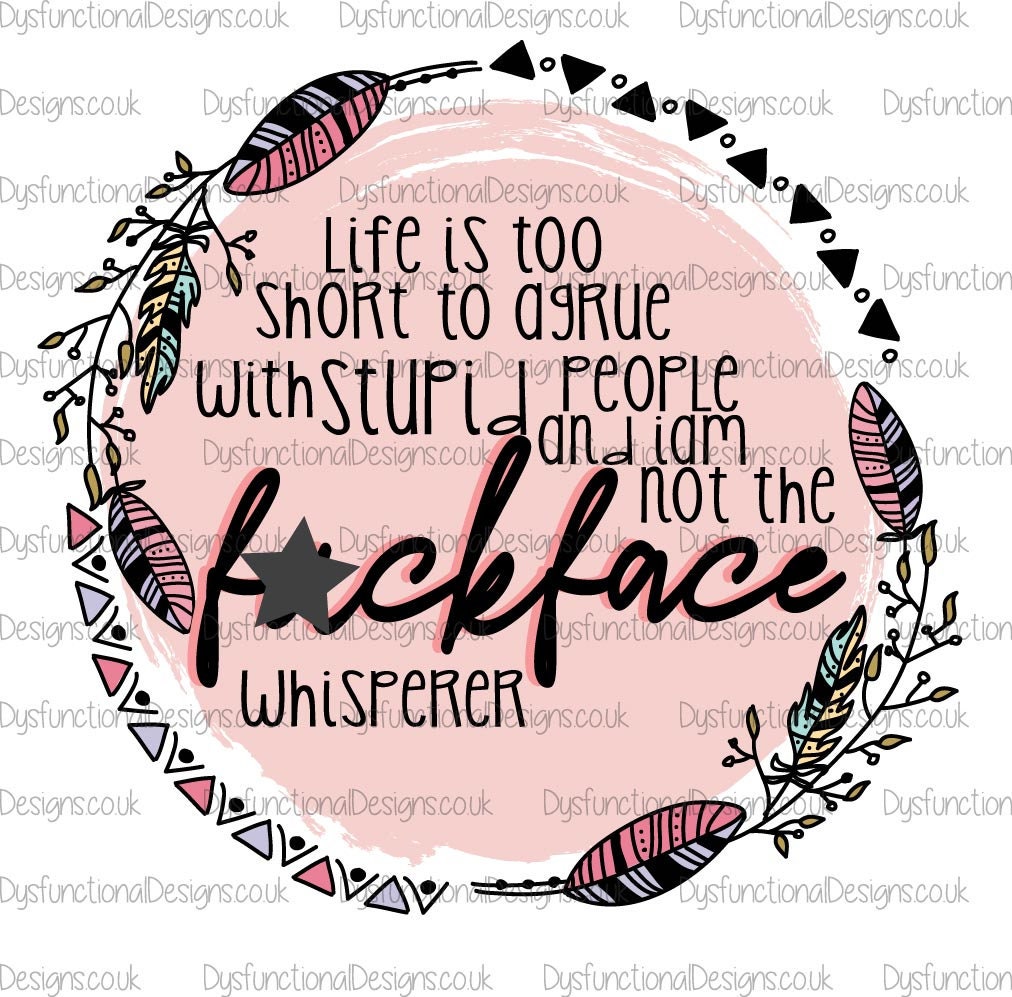 Stupid Sarcastic // SVG Cutting File AI Dxf and Printable - Etsy