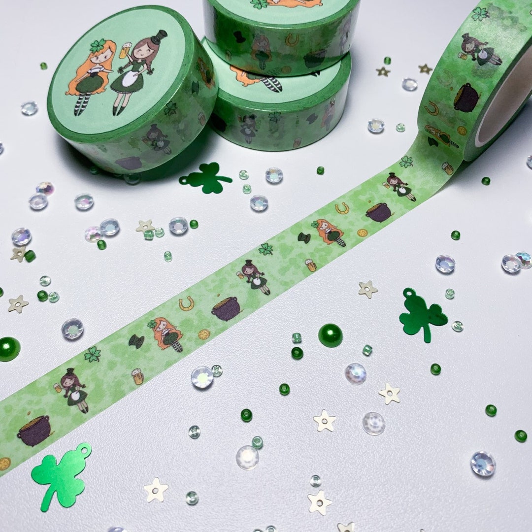 St. Patrick's Day Washi Tape Exclusive Design by Brithzycrafts - Etsy