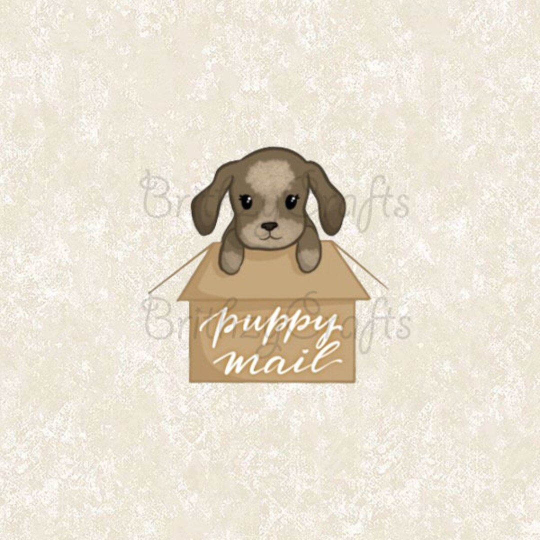 Puppy Mail Stickers Set of 20 - Etsy