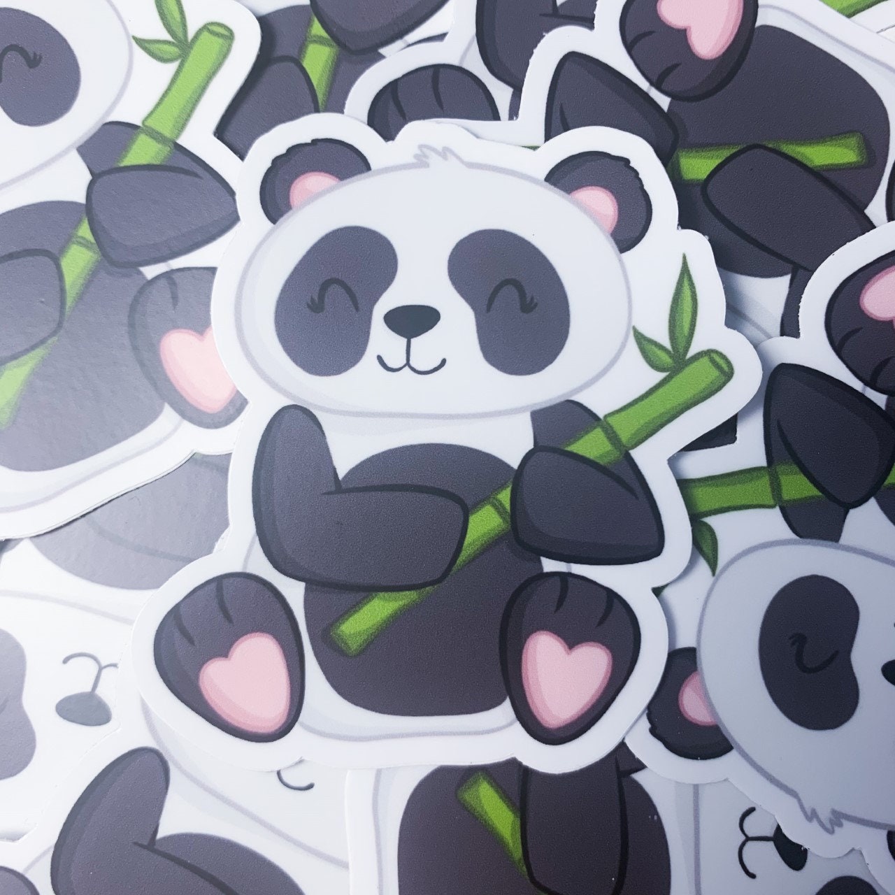 Little Panda Vinyl Sticker | Etsy