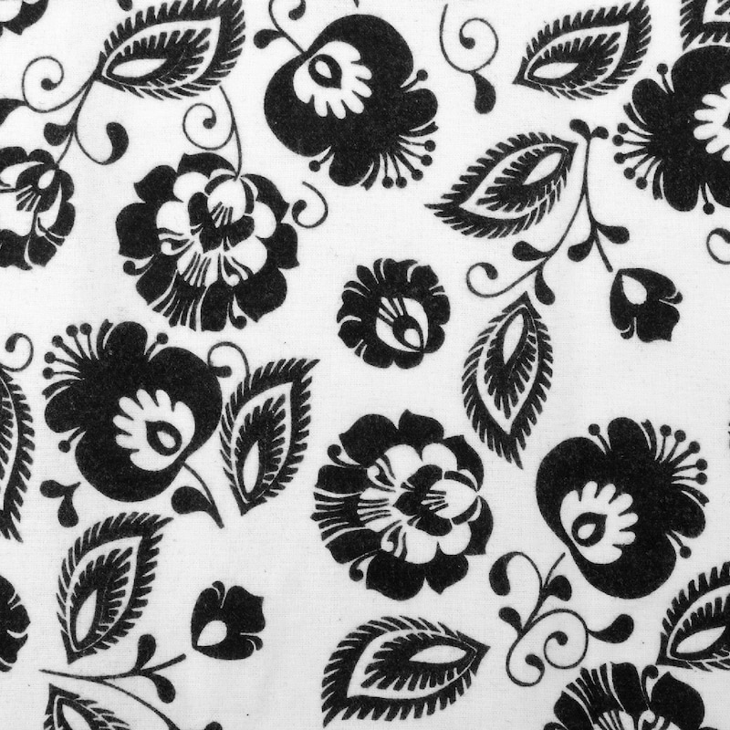 Schwarz weißen paisley - Etsy.de