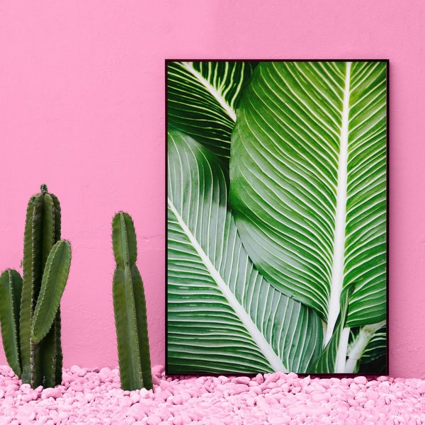 Palm Leaf Print - Etsy