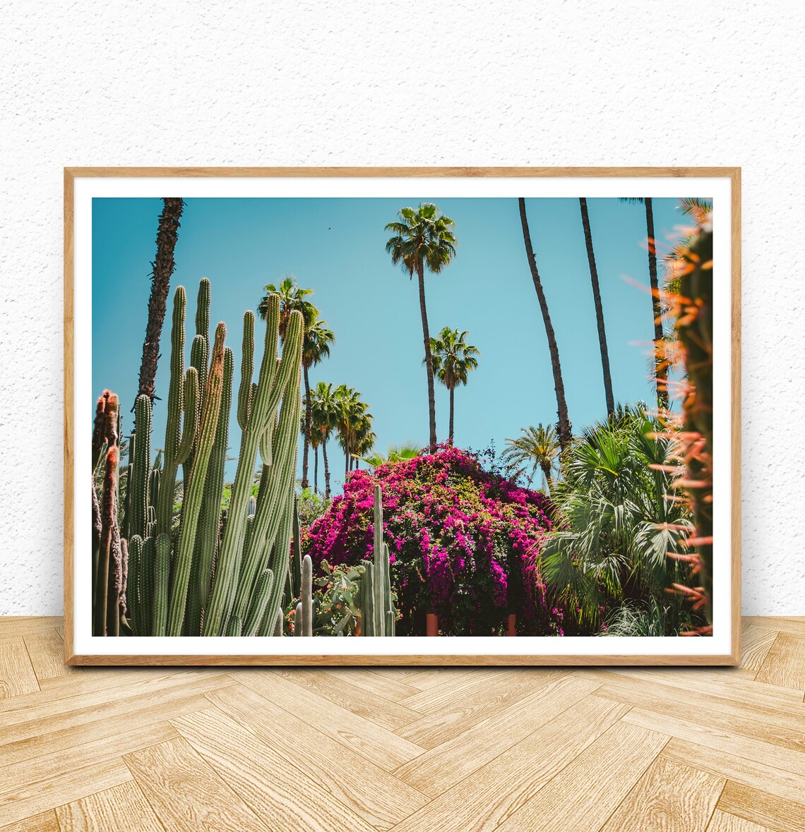 Desert Wall Art Print, Instant Digital Download, Cactus Flower ...
