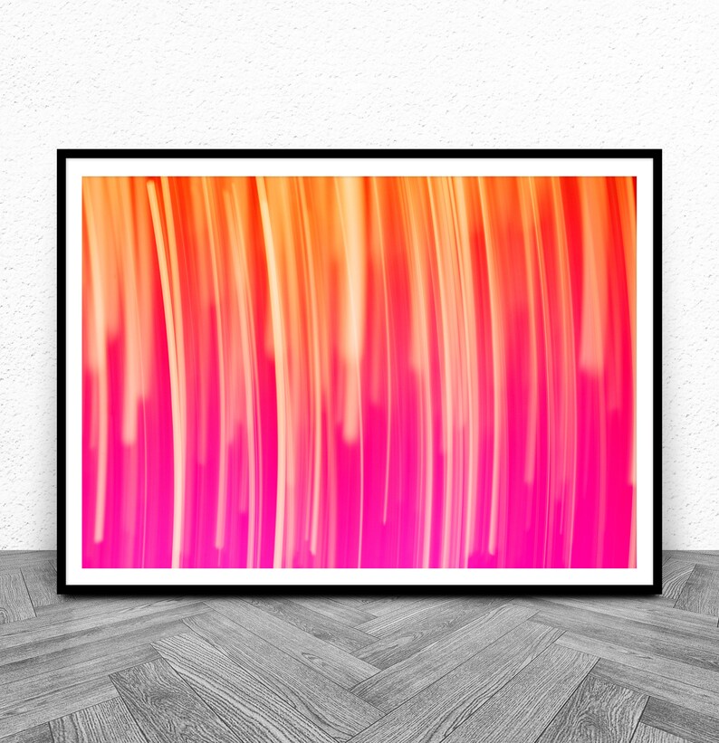 Neon Lights Art Print Digital Download Instant Wall Art | Etsy