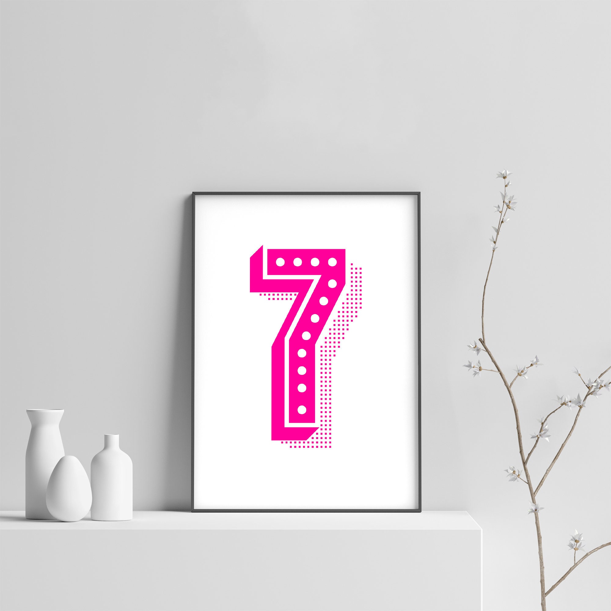 Number Seven Pink