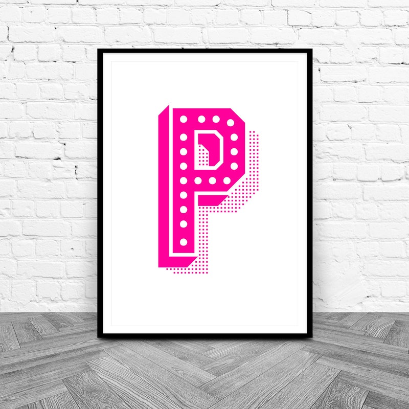 Letter P Print - Etsy