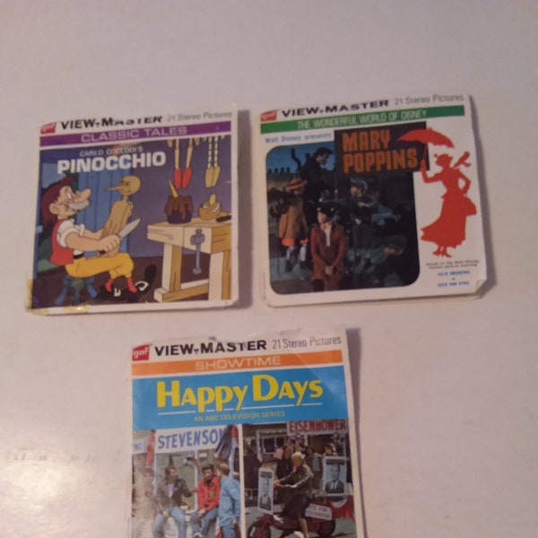 Pinocchio View Master - Etsy