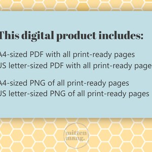 PRINTABLE Bee Honeycomb Gold-yellow Note Paper Lined | Etsy