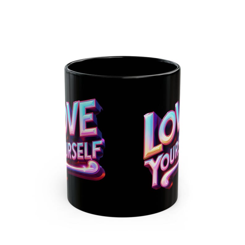 LOVE YOURSELF - Self-love Inspirational Mug | Motivational Coffee Cup ...