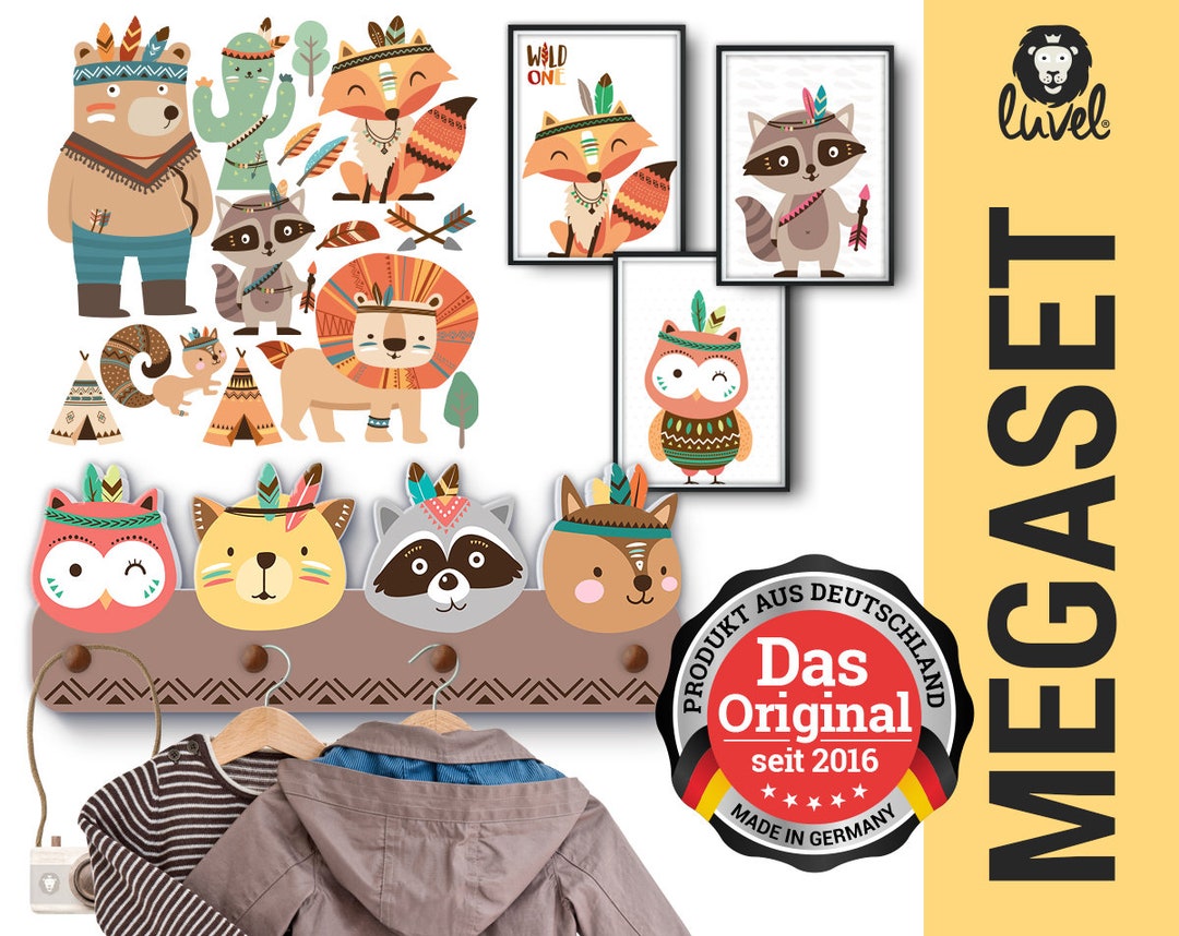 SET Wardrobe Planner Stickers Poster Nursery Decoration - Etsy