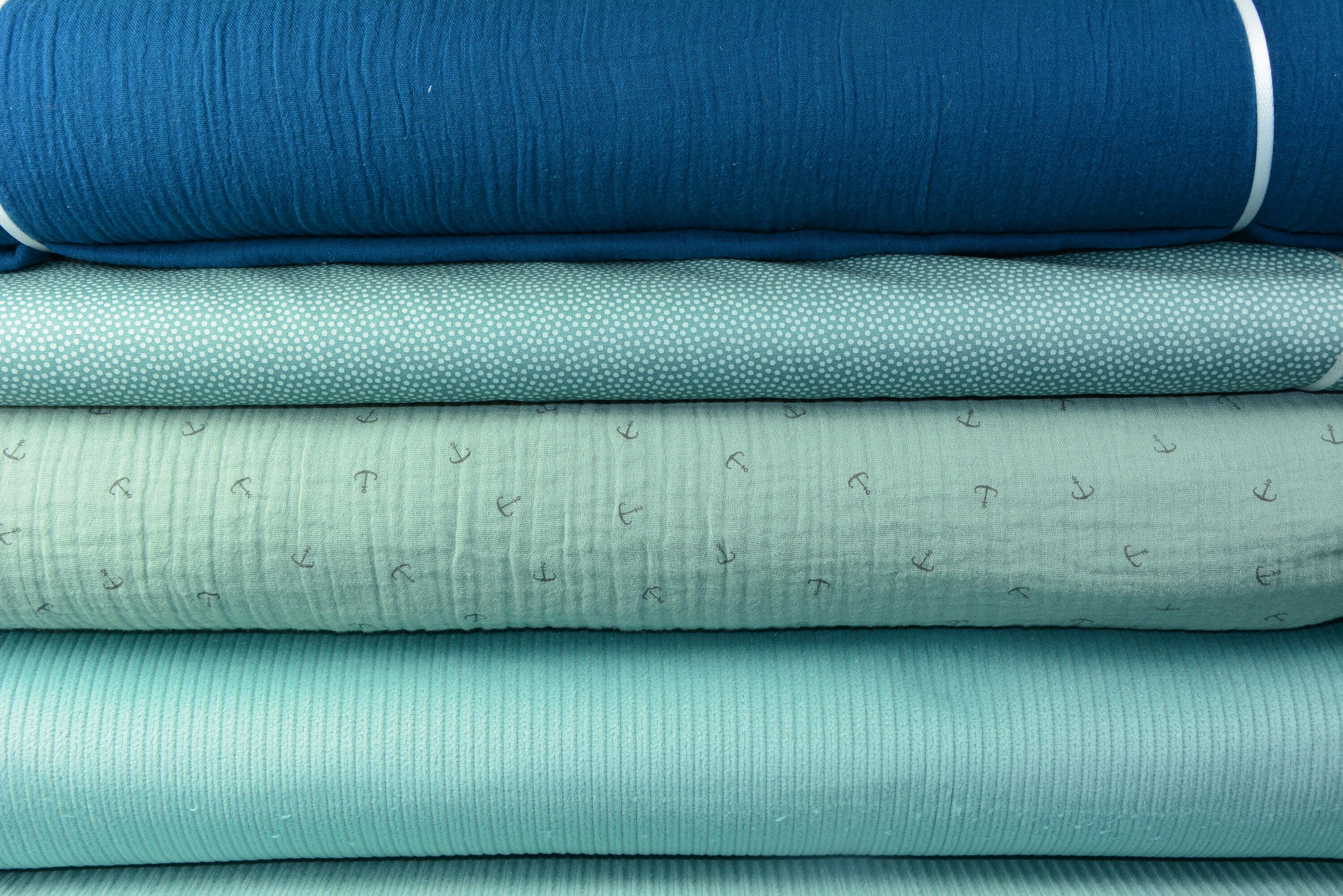 05 x 147 m DOTTY cotton DOTS 100 % COTTON mint col. 032 | Etsy