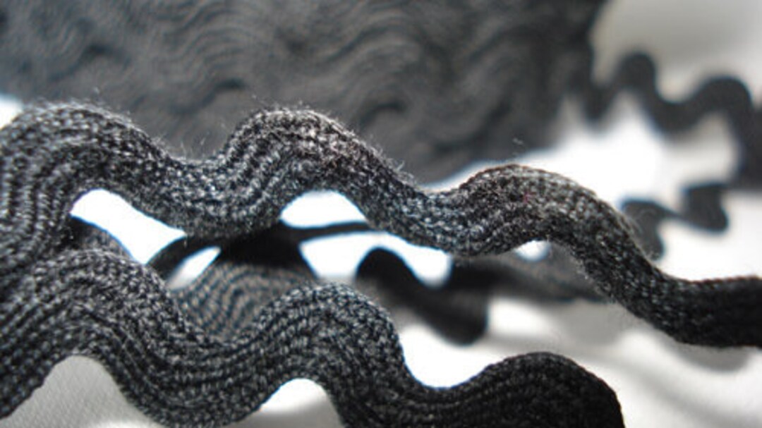 3 M Rick Rack Black - Etsy