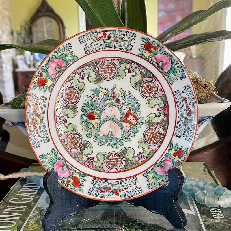 Rose Medallion Plate - Etsy