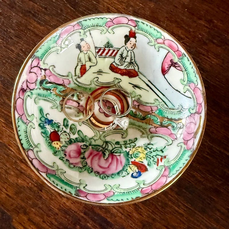 Small Famille Rose Bowl - Etsy