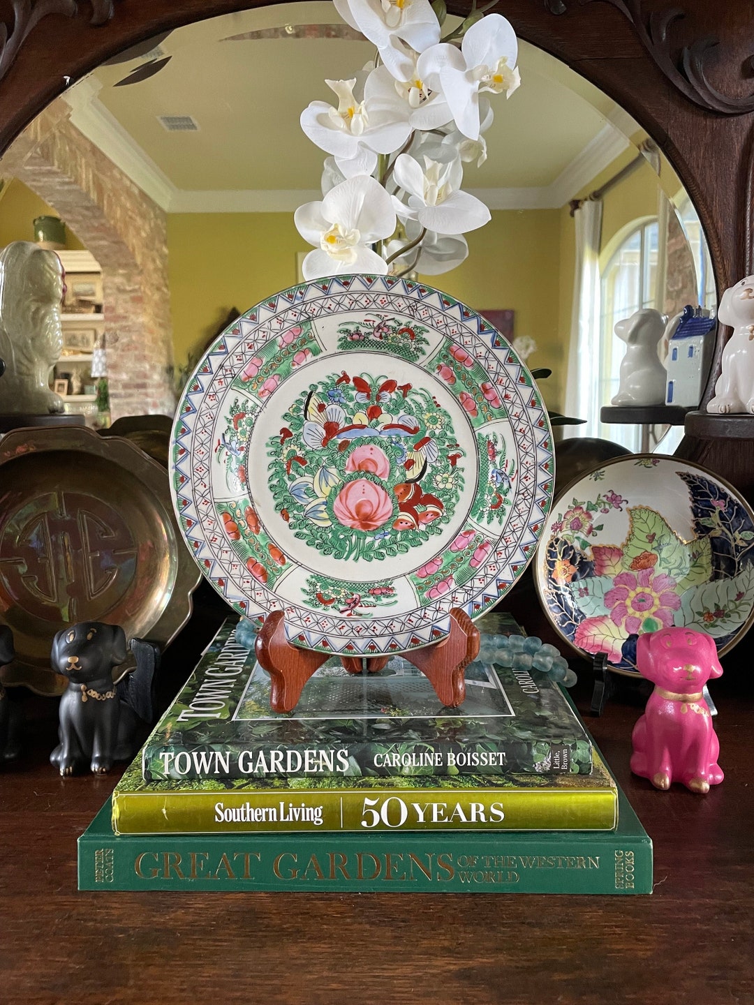 Vintage Canton Rose Plate Rose Canton Beauty Famille Rose - Etsy