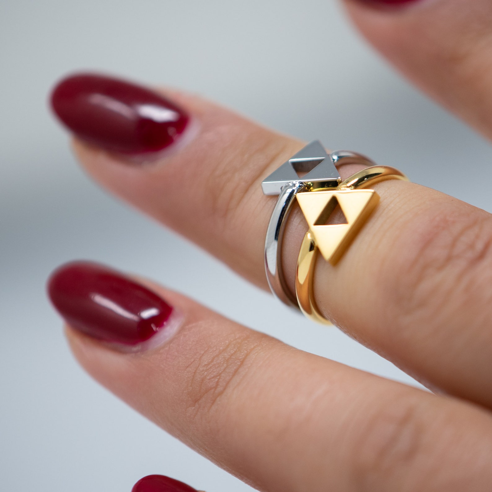Legend of Zelda Triforce Ring 18ct Gold Plated - Etsy