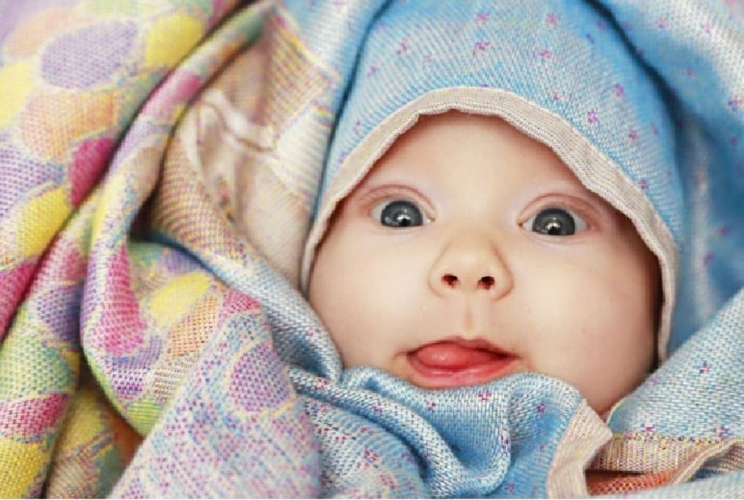 Muslin Bamboo Baby Blanket / Muslin Bamboo Swaddle Colorful Dreams - Etsy