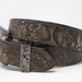 Handtooled Tiger Belt, (1.5’’) Western Leather Belt, Hand Painted Belt ...