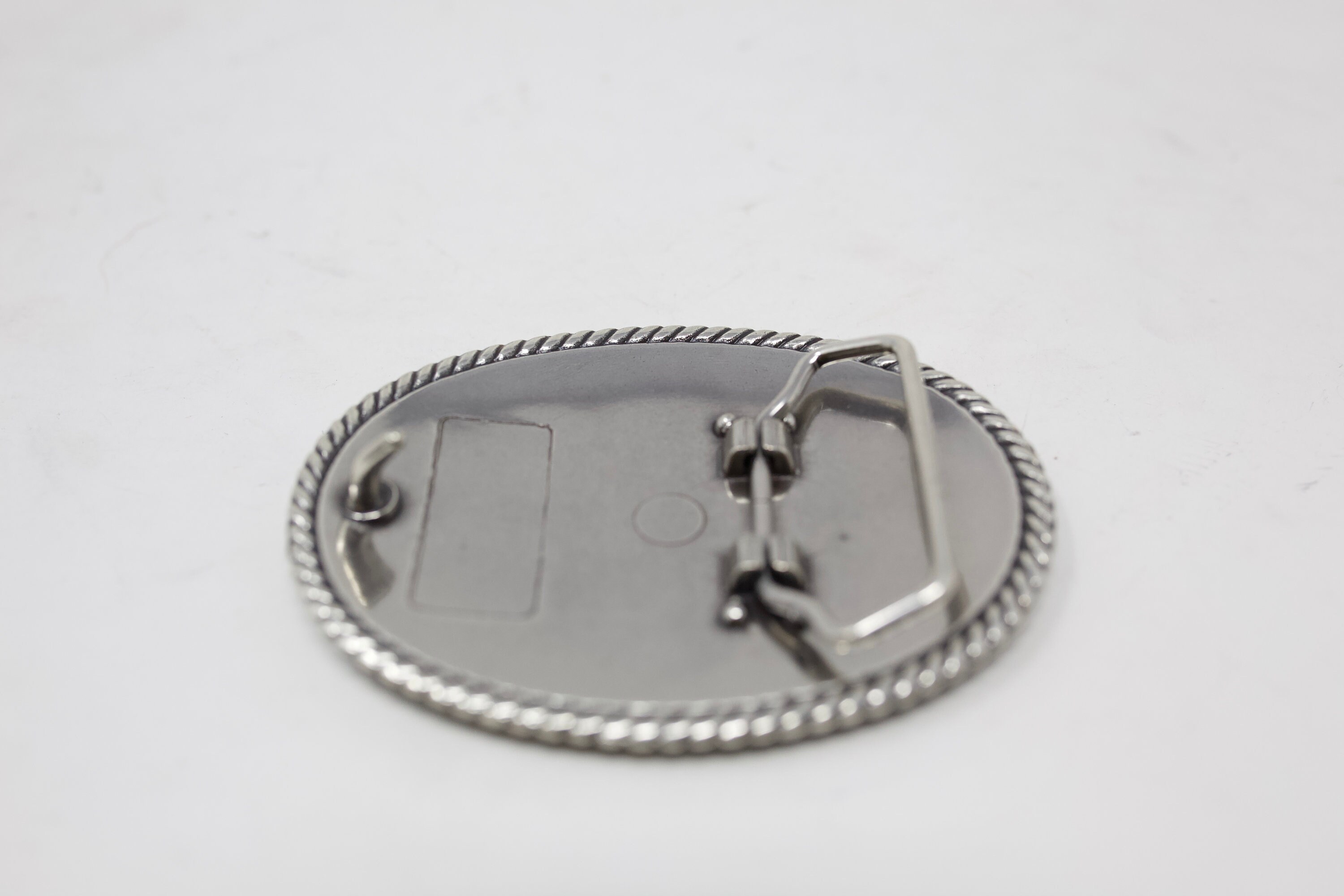 Rope Edge Western Floral Belt Buckle, (1.5'') Removable Western Buckle ...