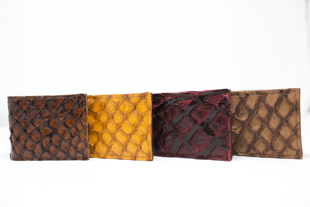 Pirarucu Wallet, Fish Wallet, Exotic Wallet,handmade Wallet, Luxury ...