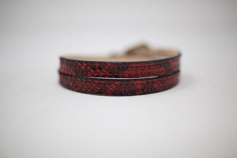 Snake Hat Band, Exotic Leather Hat Band, Toquilla, (1/4'') Western Hat ...